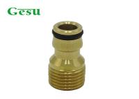 China BSP 1/2 Inch Brass Thread Adapter , Metal Outdoor Tap Hose Connector for sale