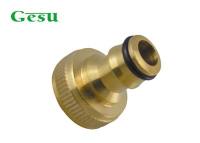 China BSP Standard Female Brass Thread Adapter / Water Hose To Pipe Thread Adapter for sale