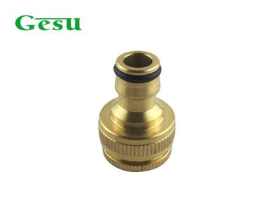 China Brass Faucet To Garden Hose Adapter Outside Water Tap Connections for sale