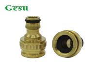 China 1/2 Inch To 3/4 Inch Brass Thread Adapter Threaded Brass Pipe Fittings for sale