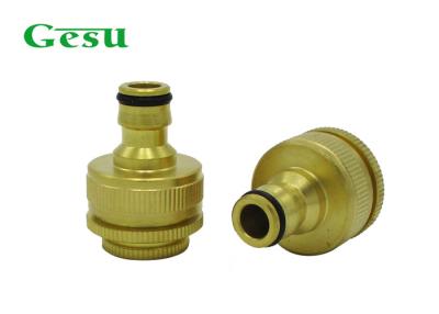 China Water Female Brass Thread Adapter 1/2 inch 3/4 inch to 1 inch Garden Pipe Fittings for sale