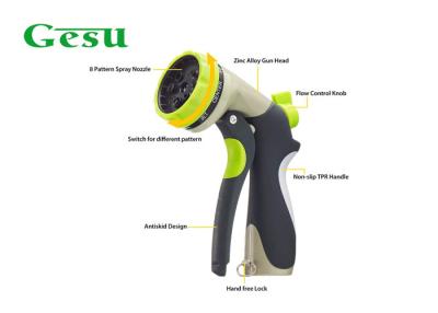 China High Pressure Heavy Duty Water Hose Nozzle Zinc Alloy For Showering Pets for sale