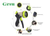 China Professional High Pressure Spray Nozzle For Garden Hose With Flow Control Knob for sale