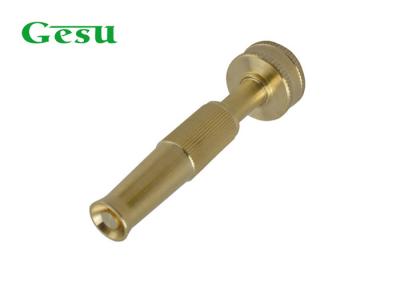China Construction Adjustable Brass Spray Nozzle 4 Inch Length Garden Pipe Fittings for sale