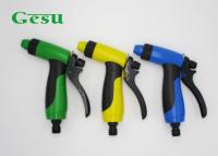 China Blue Green Yellow Adjustable Spray Hose Nozzle With Soft And Skid Proof Handle for sale