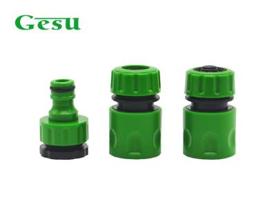 China Plastic Garden Hose Connector Set Consists Of 3 Joints BSP Threaded for sale