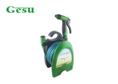 China Mini Garden Hose Reel Set With ABS Sprayer Gun , Hose Reel For Garden Hose for sale