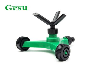 China Three Arm Rotating Spike Lawn Sprinkler Made Of ABS And PP Easily Install for sale