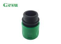 China Male Plastic Garden Hose Connectors / Quick Connect Hose Connectors 3 Locks Fixing for sale
