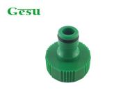 China 1 Inch Plastic Garden Hose Adapter With BSP Thread Water Connector for sale