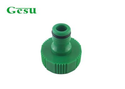 China 1 Inch Plastic Garden Hose Adapter With BSP Thread Water Connector for sale
