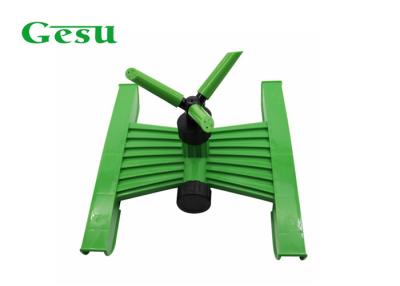 China Three Arm Rotating Lawn Sprinkler With H Base , Vortex Automatic Lawn Sprinkler for sale