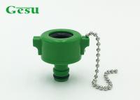 China Rubber Quick Plastic Tap Connector , Universal Hose Pipe Tap Connector Green Black for sale