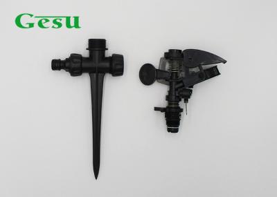 China Farming Garden Impulse Sprinkler With Two Way Spike Including Connector for sale