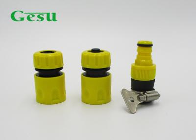 China 3PCS PVC Hose Connector Set Fast Coupling Adapter For Irrigation Hose for sale