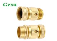 China Rust Proof Hose Connector Set ANSI Or BSP , Brass Hose Quick Connectors Set for sale