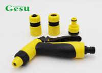 China 4 Pcs Spray Nozzle Set ABS Spray Gun With Connector , Reducer Tap Adaptor for sale