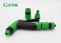 China Plastic Body Garden Water Gun Set / Adjustable Spray Nozzle Set Alkali Proof for sale
