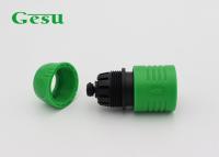 China Green Garden Hose Repair Connector , 1/2 Inch Garden Hose End Fittings for sale