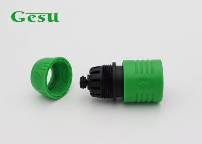 China Green Garden Hose Repair Connector , 1/2 Inch Garden Hose End Fittings for sale