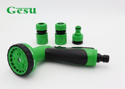 China Commercial Hose Pipe Tap Connector , ABS / PP Adjustable Spray Nozzle for sale