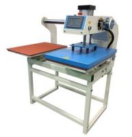 China Dual Station Pneumatic Heat Fully Automatic Press Machine for T-Shirt Clothes Printing for sale