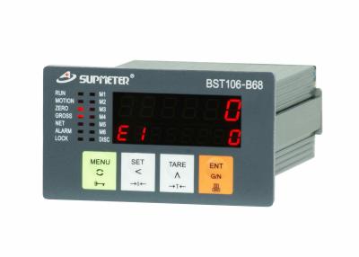 China Red LED Digital Scale Indicator , 4 Material Ration Weight Controller System for sale