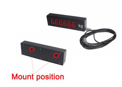 China LED Remote Display Load Cell Indicator With RS232 And RS485 Communication for sale