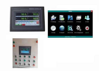 China TFT Batching Weighing Controller With Panel Mounted Box And USB Port Connected for sale
