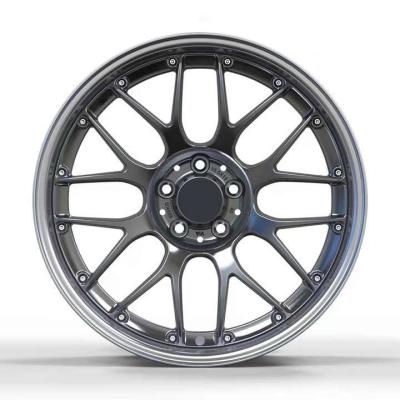 China 2piece Forged Wheels 19x11 20x12 21x13 5x112 5x120 6061-T6 Aluminum Alloy Passenger Car Rims for sale