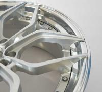 China 2 Piece Forged Wheel 20 Inch Brushed and Polished Car Wheel for sale