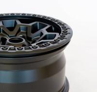 China 17 Inch Offroad Custom Forged Beadlock Wheels 17 X 9 Alloy Beadlock Matte Black Alloy Wheels for Retrofit/Upgrade Purpose for sale