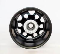 China 17 Inch Offroad Custom Forged Beadlock Wheels 17 X 9 Alloy Beadlock Matte Black Alloy Wheels for Retrofit/Upgrade Purpose for sale