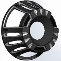 China Round Filter Housing Minimalist Design Fits Most Standard Air Filter Systems for Easy Compatibility for sale