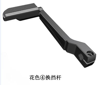 China Aluminum Alloy Gear Shift Lever, Silver Color, Durable, Easy to Install for sale