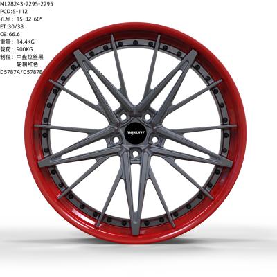 China 5*112 Forge aluminum Alloy Wheels New Style Multi Usage Customized for sale