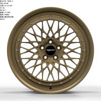 China 18*8.5 Forged Aluminum Satin Blue Bronze Wheels 5*100 New Customized for Modified Car for sale