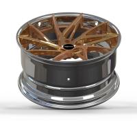 China 5-112 Forged Aluminum Alloy Wheels Polishing Hub Chrome Customized For Modified Car for sale