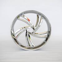 China 21×3.5 Chrome-Plated Motorcycle Wheel，high-gloss electroplated surface for corrosion resistance and shine for sale