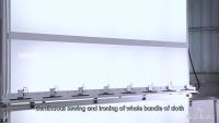 China Infrared Device Curtain Fabric Detection Cutting Machine 1150*4000*3750mm for Retail for sale