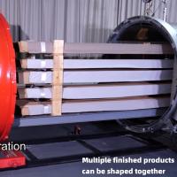 China Advantage Lihua Double Heating Horizontal Boiler Curtain Final Shape Setting Machine for sale