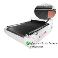 China Retail Lihua Automatic Curtain Top Cutting Equipment Laser Pattern Cutting Machine for sale