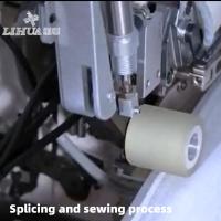 China Automatic Curtain Making Machine Lihua Sewing Splicing for Home Textile Manufacturing for sale