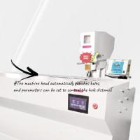 China 3600*600*1160mm Lihua Manufacturing Plant Automatic Shower Curtain Punching Hole Machine for sale