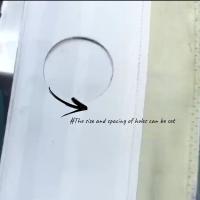China 3600*600*1160mm Lihua Manufacturing Plant Automatic Shower Curtain Punching Hole Machine for sale