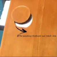 China 3600*600*1160mm Lihua Manufacturing Plant Automatic Shower Curtain Punching Hole Machine for sale