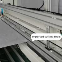 China Lihua Manufacturing Plant Horizontal Stretch Cutting Machine for Home Textile Fabric for sale