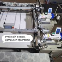 China Lihua Industrial Shower Curtain Equipment Automatic Hole Punching Machine for sale