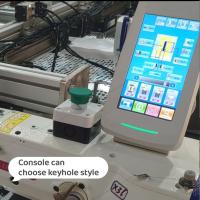 China Lihua Industrial Shower Curtain Equipment Automatic Hole Punching Machine for sale