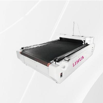 China Other Optical Lens Lihua Large Window Curtain Head Style Laser Cutting Machine 650 KG for sale